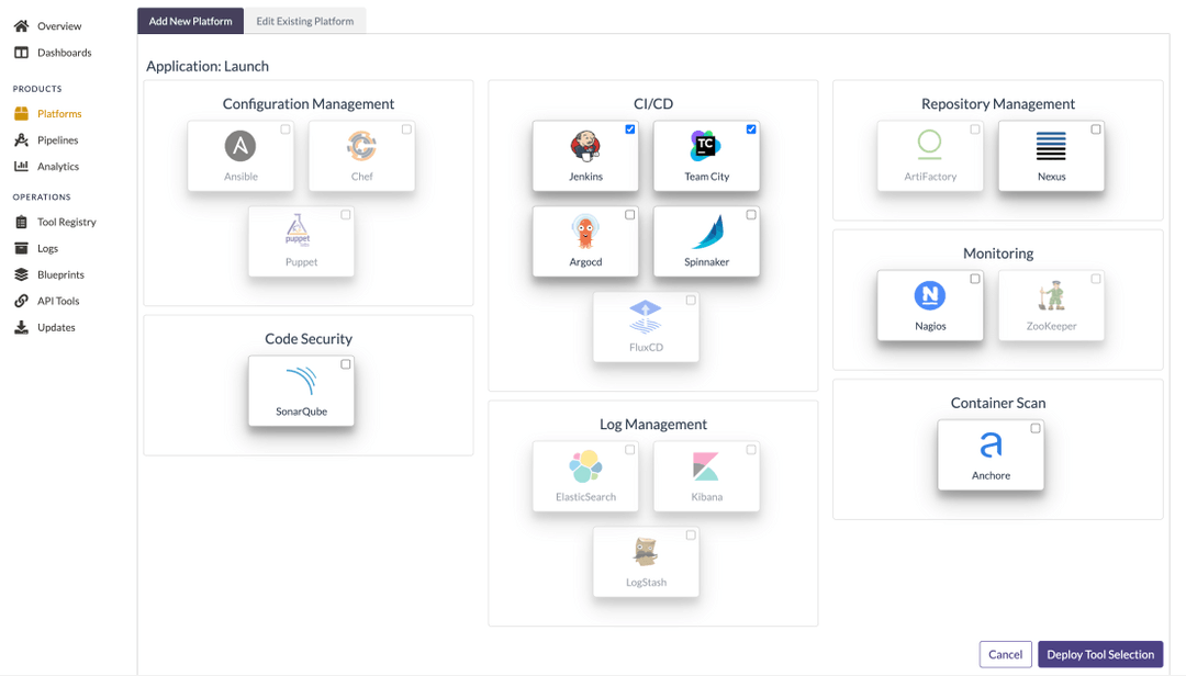 Toolchain Automation Opsera Orchestration Platform
